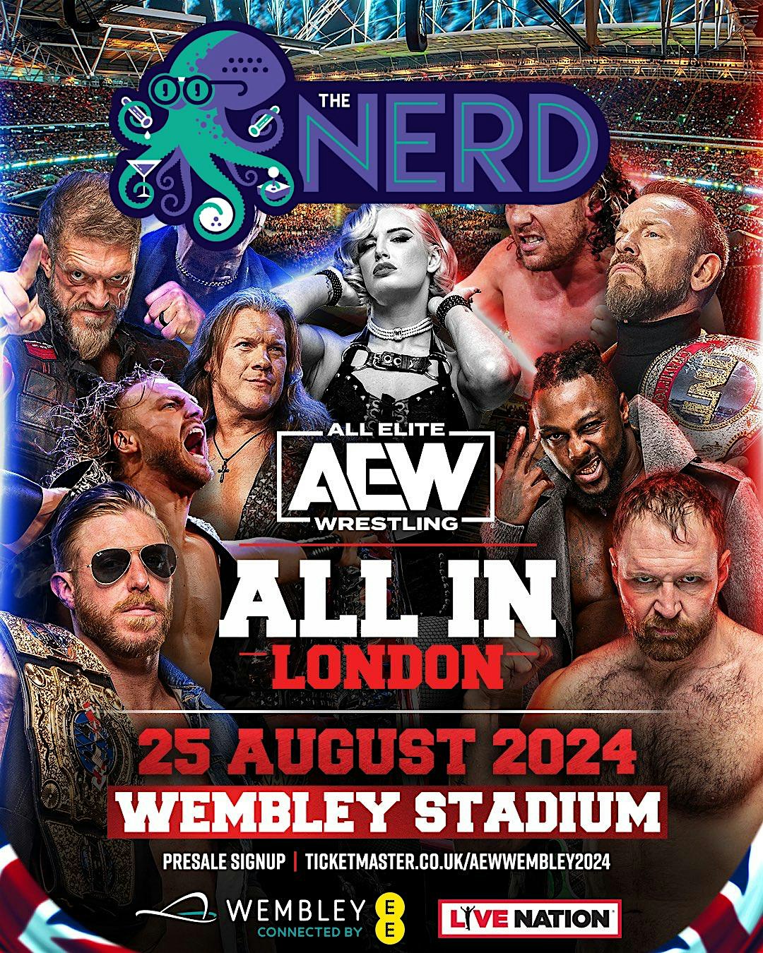 AEW All In Wembly Watch Party at The Nerd - Create.Vegas